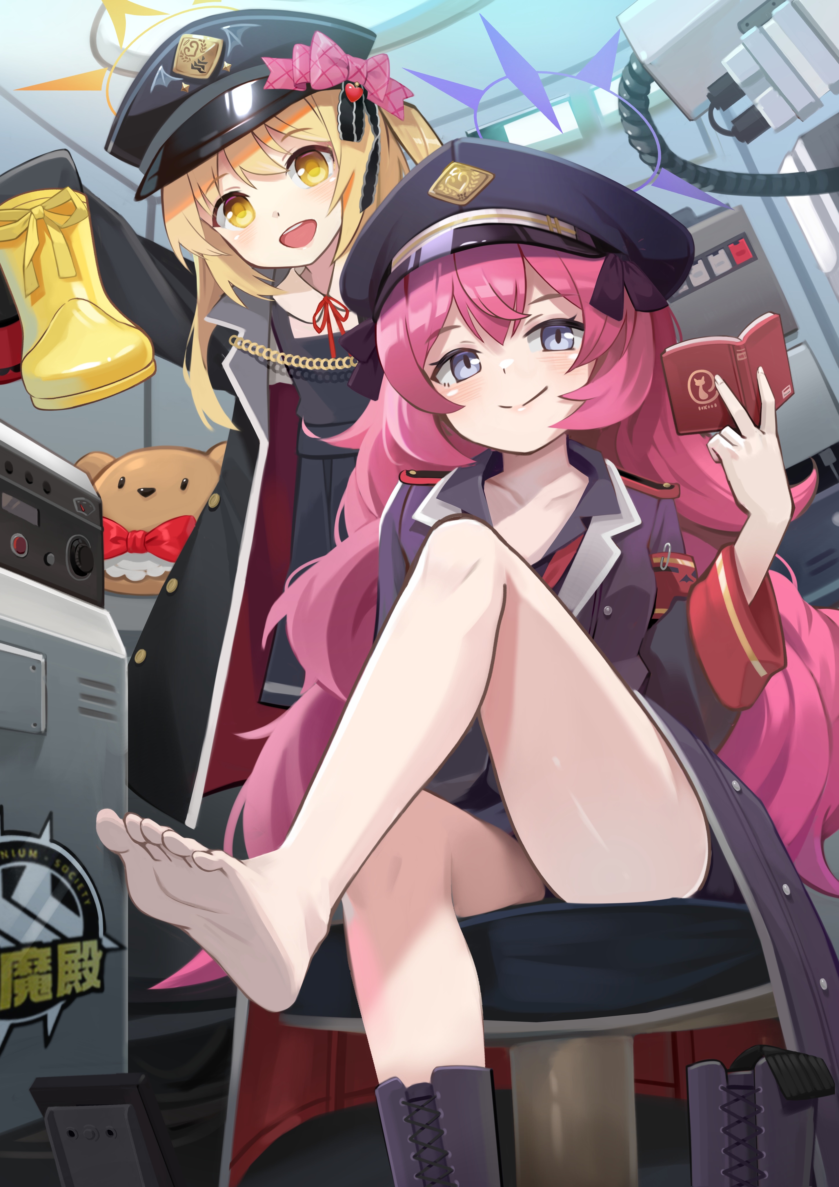 yoshikawa hiro blue archive natsume iroha tanga ibuki bike shorts feet halo uniform | #1139472 ...